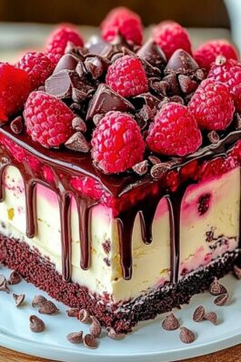 Chocolate Raspberry Drip Cake