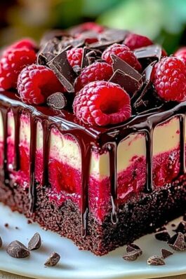 Chocolate Raspberry Drip Cake