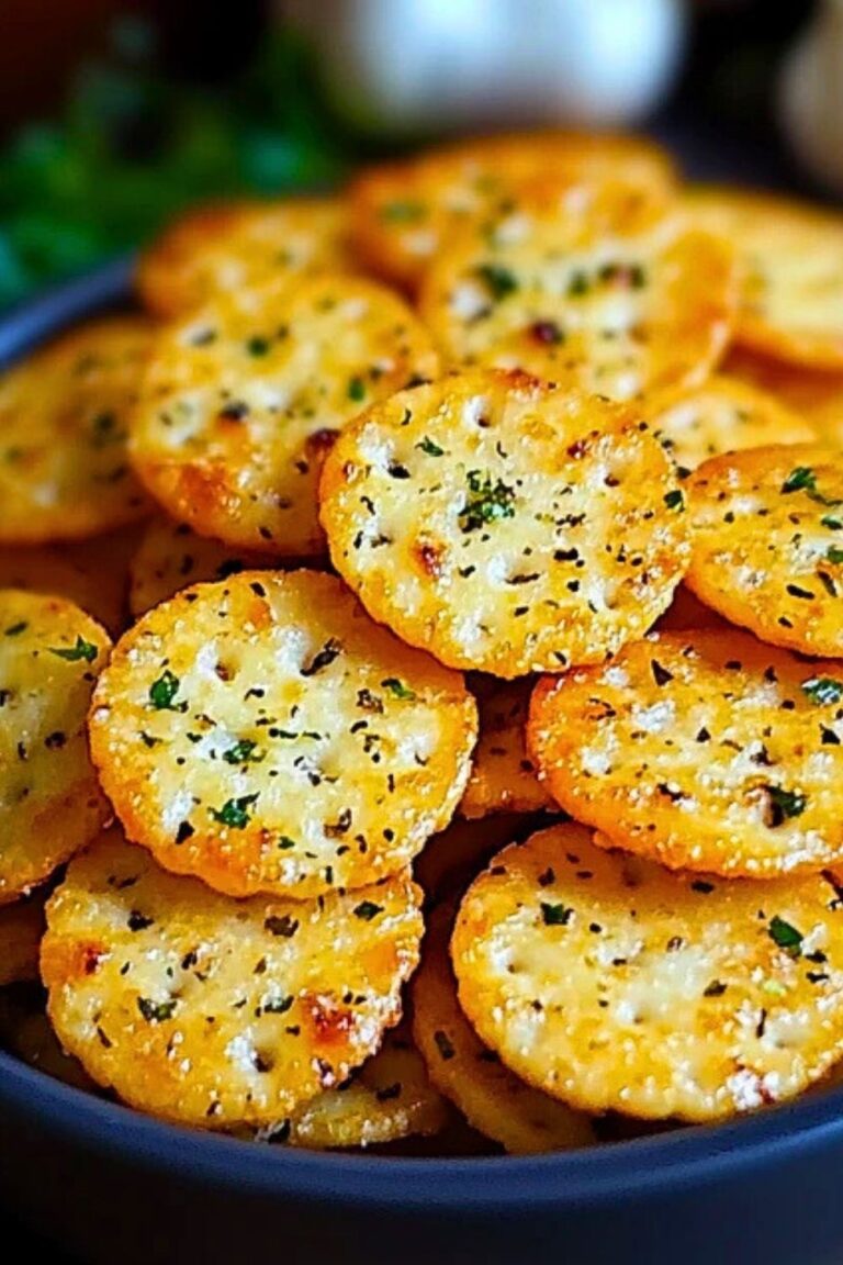 Garlic Ritz Snacks