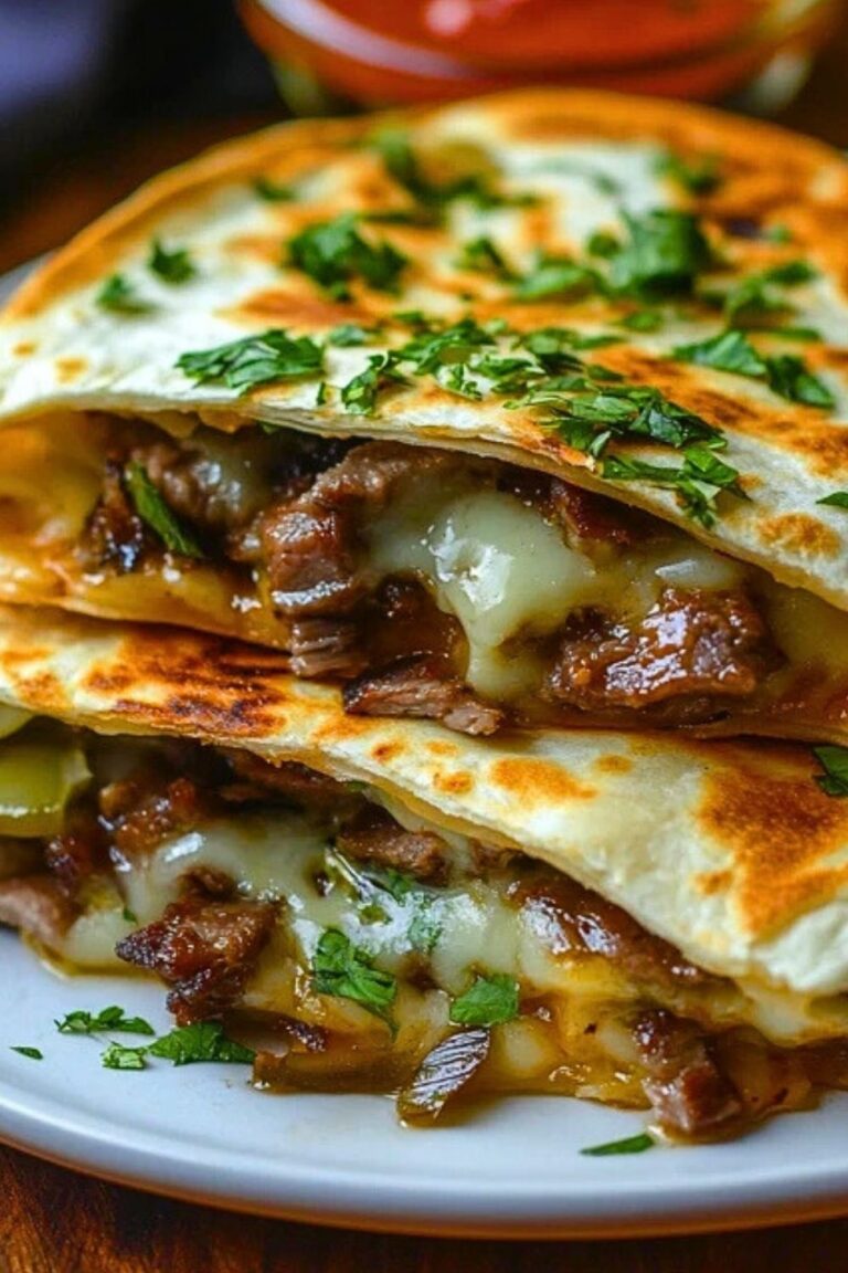 Philly Cheese Steak Quesadillas