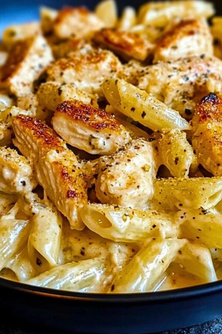 Ultimate Cajun Mozzarella Chicken Ranch Pasta