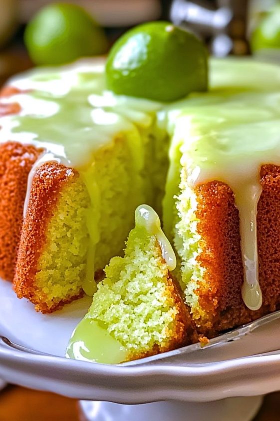 Moist and Tangy Key Lime Pound Cake