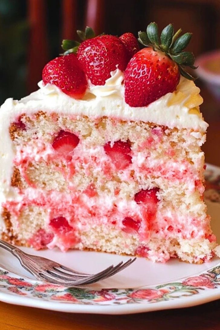 Mama Seward's Iconic Strawberry Cake Recipe