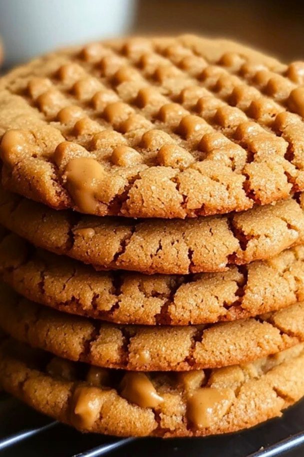 Peggi's Gigantic Melt In Your Mouth Crispy Peanut Butter Cookies