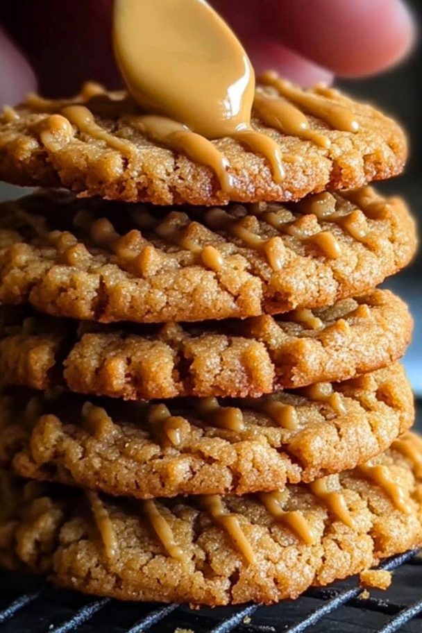 Peggi's Gigantic Melt In Your Mouth Crispy Peanut Butter Cookies