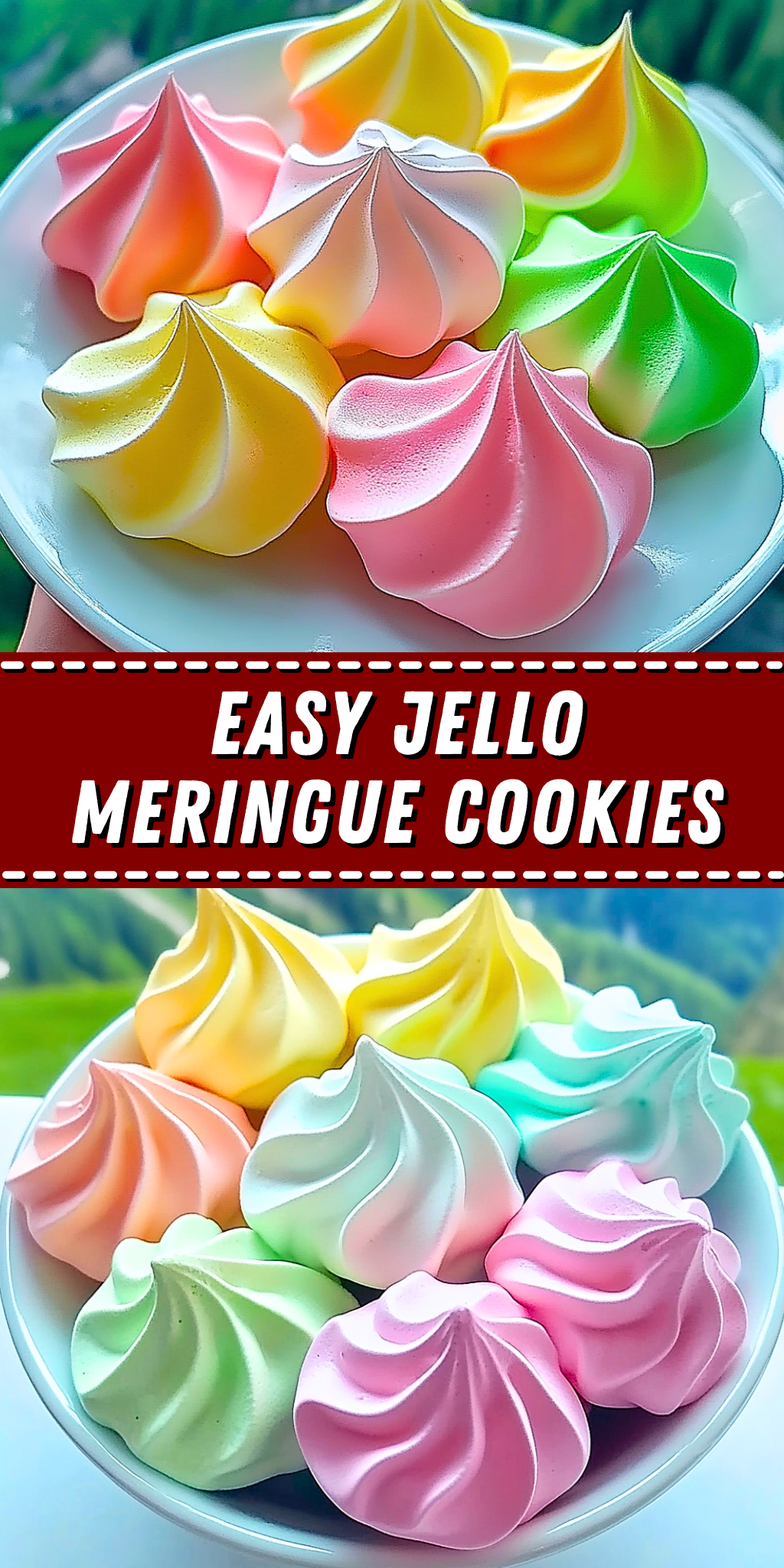 Easy Jello Meringue Cookies