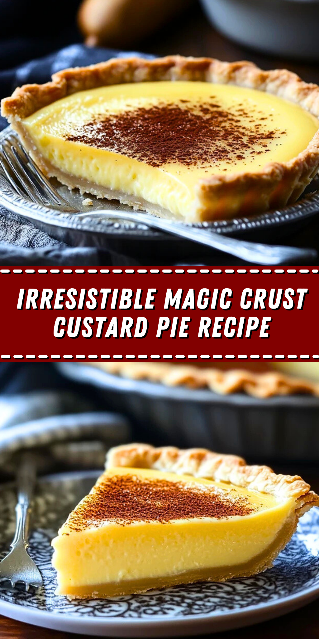 Irresistible Magic Crust Custard Pie Recipe