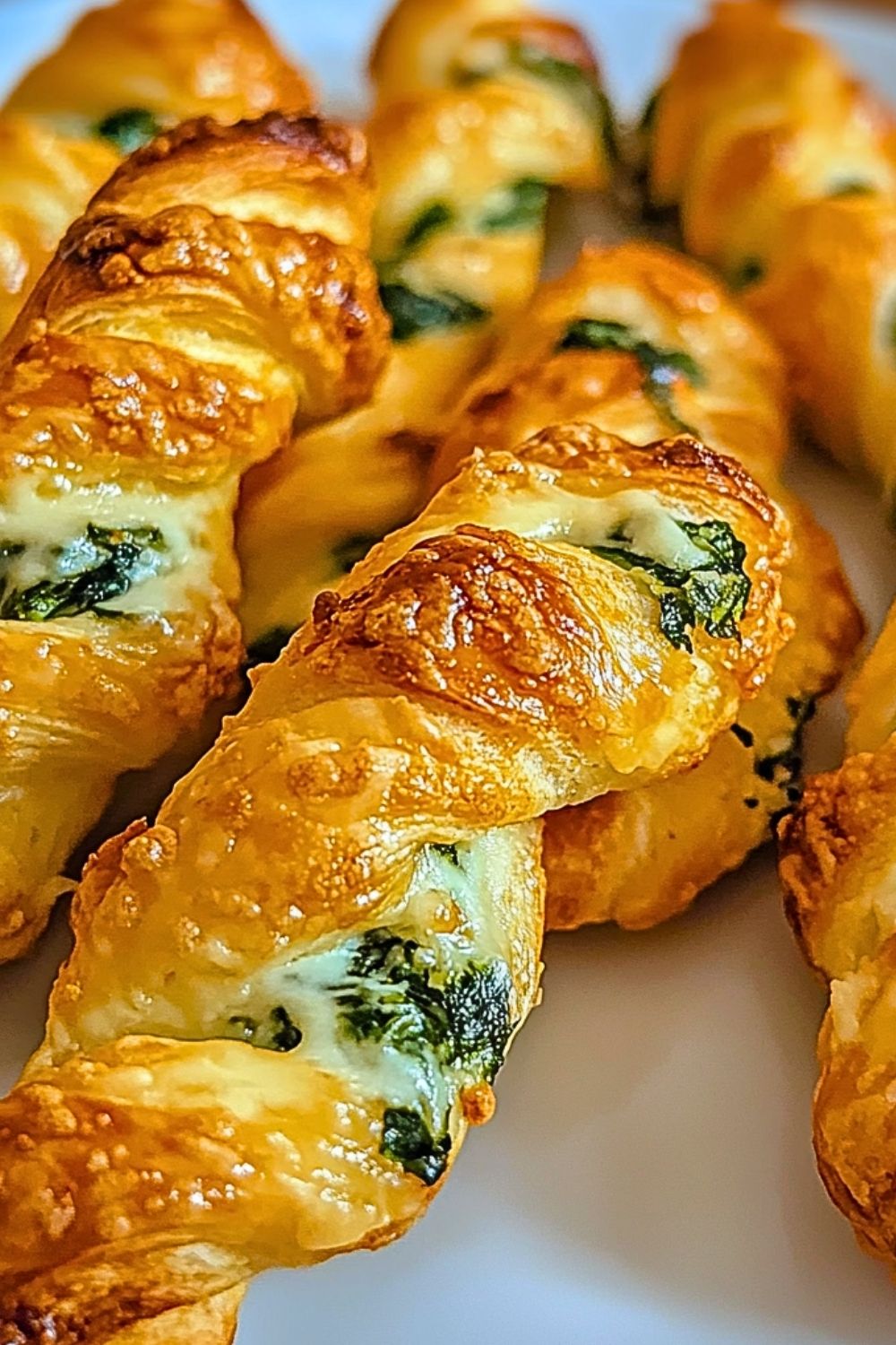 Parmesan and Spinach Cheese Twists