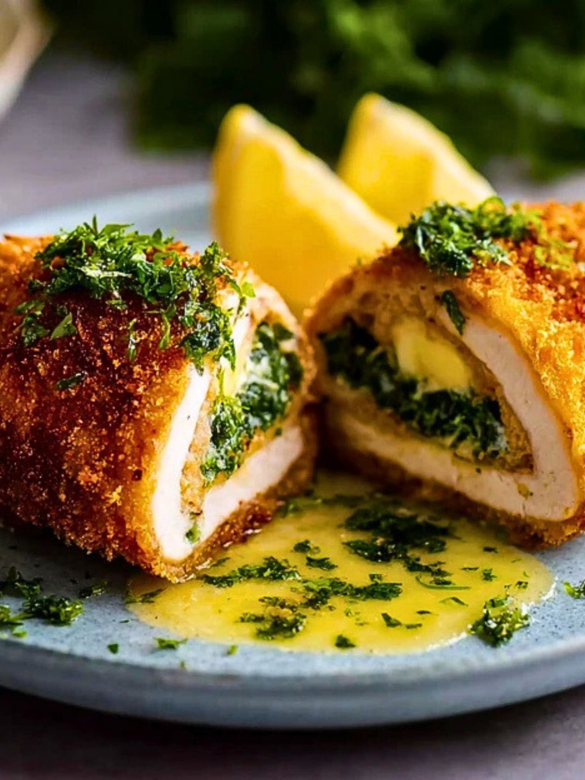 Chicken Kiev with Garlic Butter