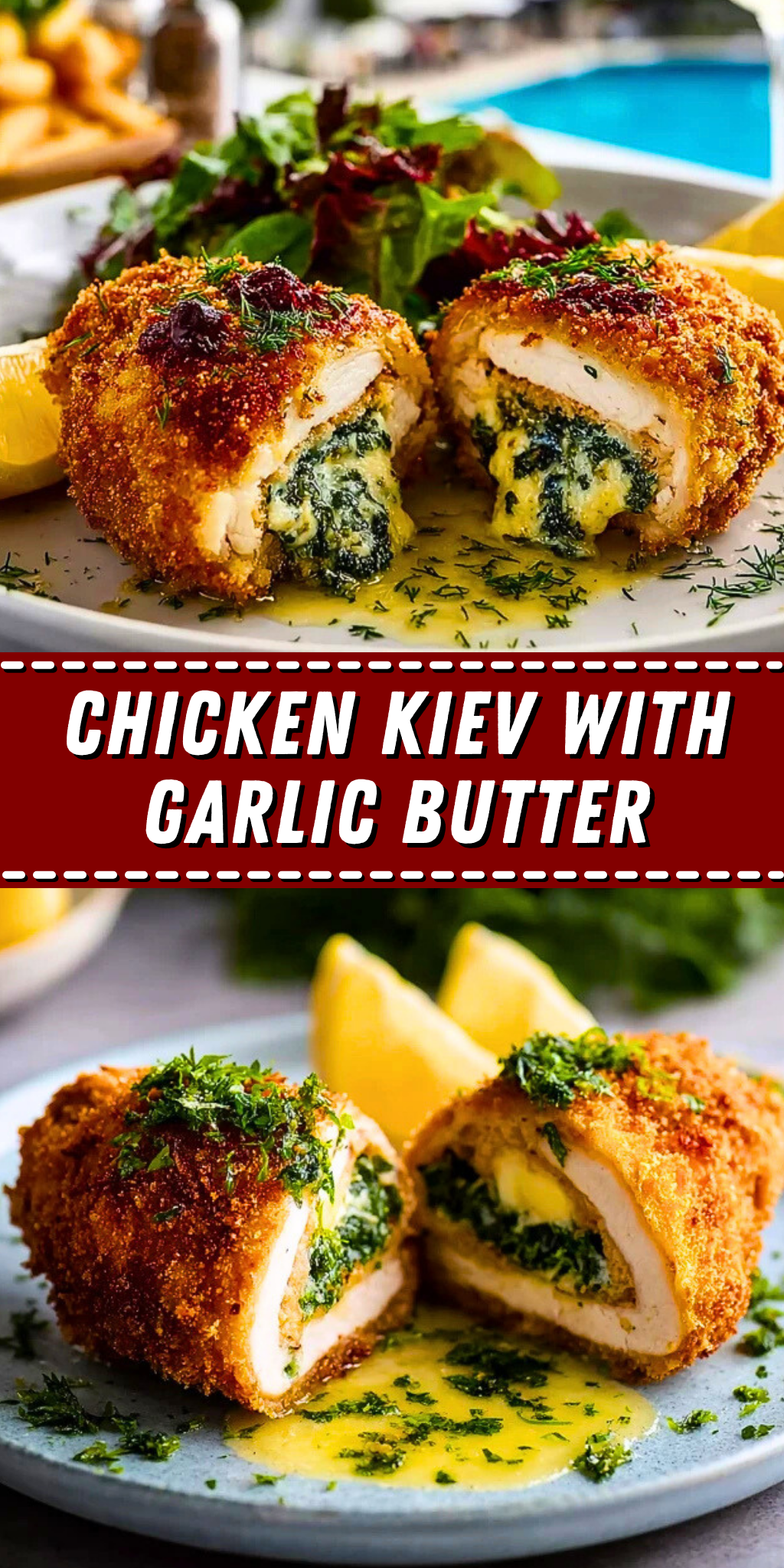 Chicken Kiev with Garlic Butter