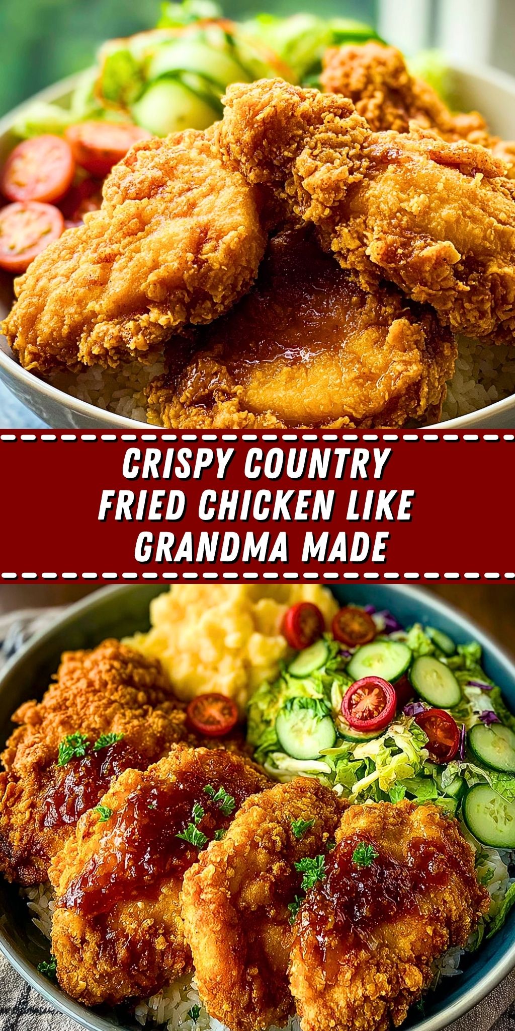 Crispy Country Fried Chicken Like Grandma Made
