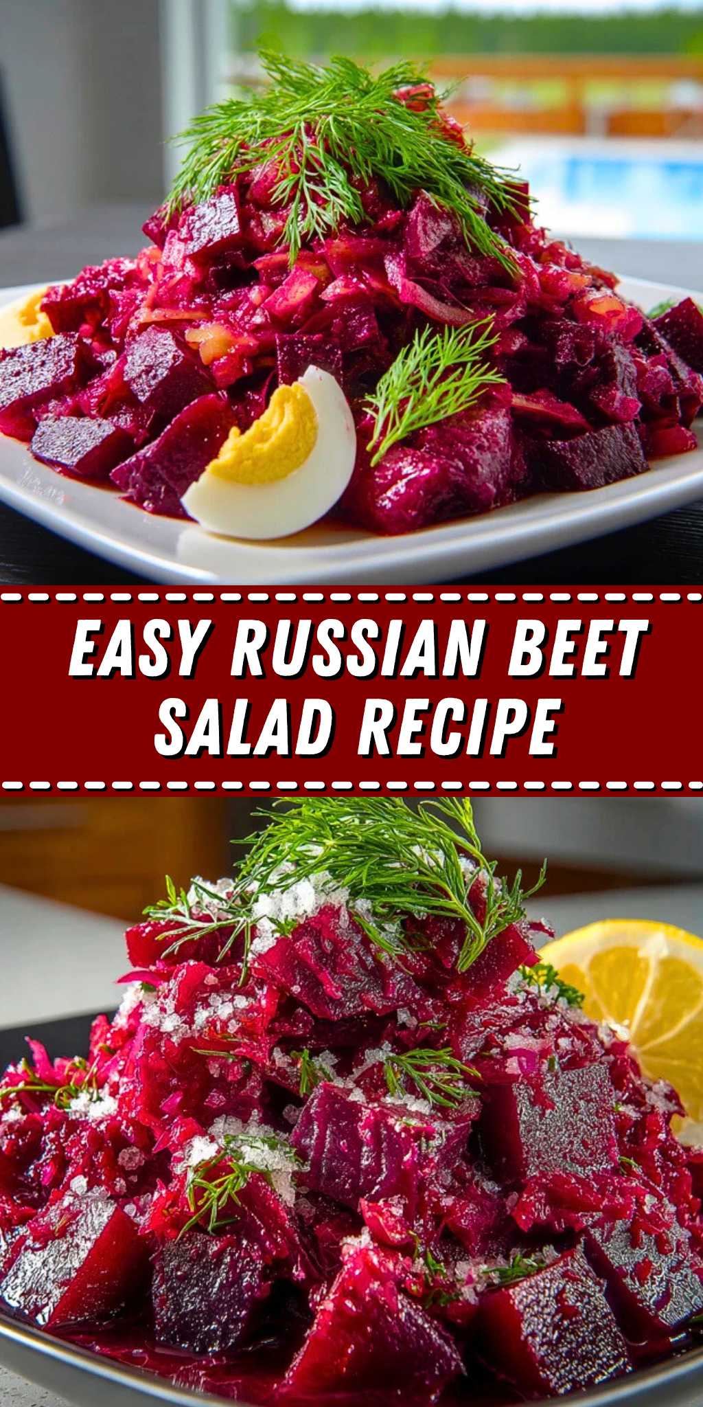 Easy Russian Beet Salad Recipe