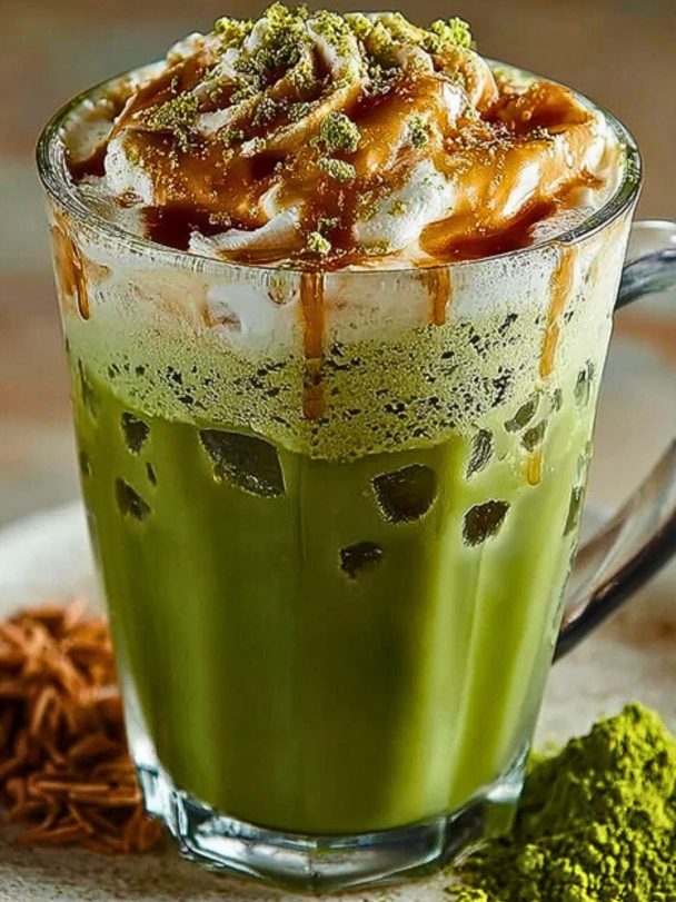 Iced Brown Sugar Matcha Latte
