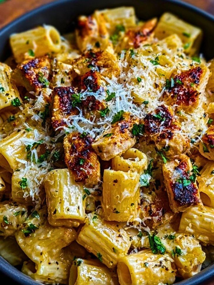 Ultimate Garlic Butter Chicken Rigatoni Recipe