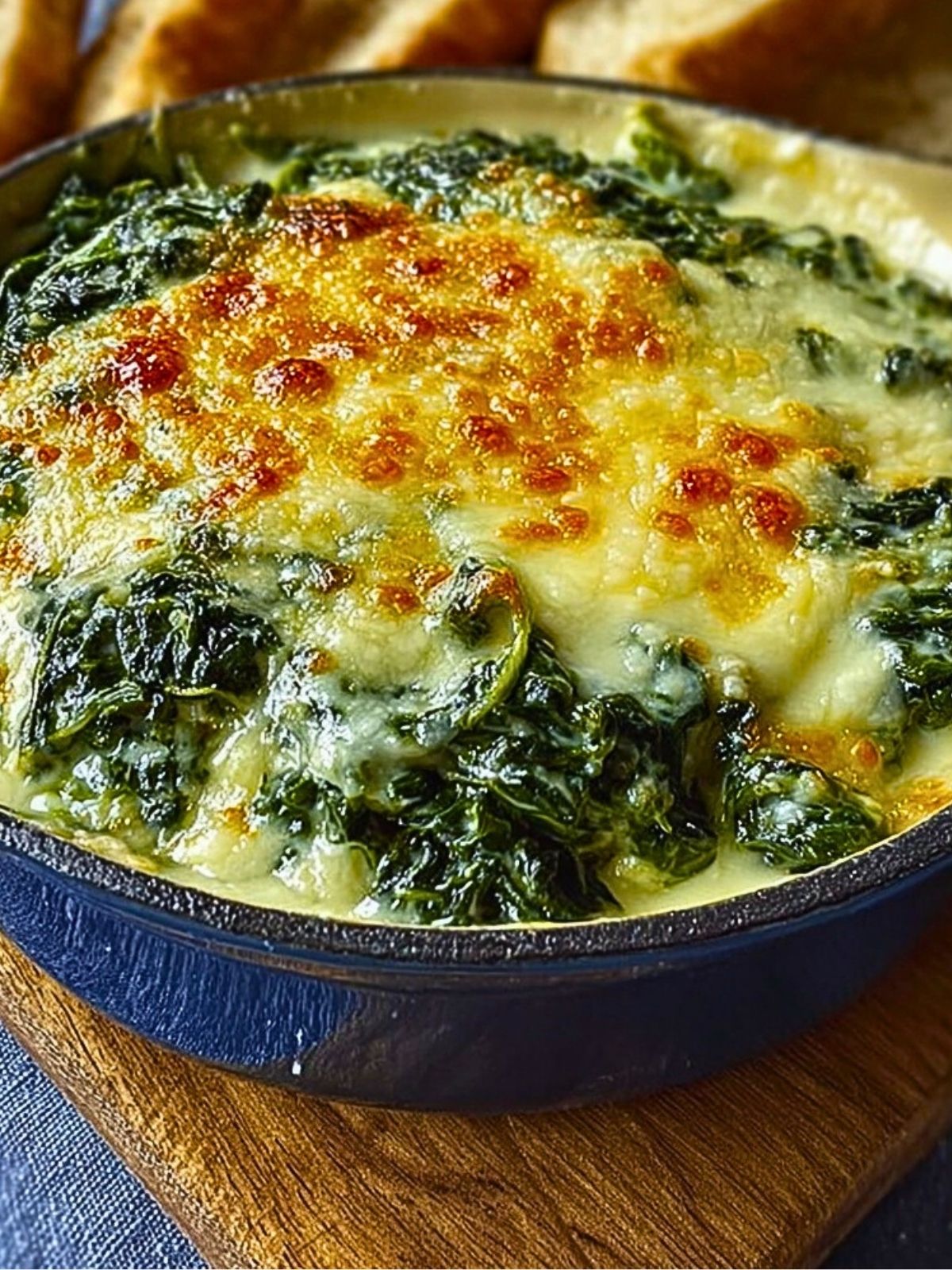 Cheesy Creamed Spinach Recipe