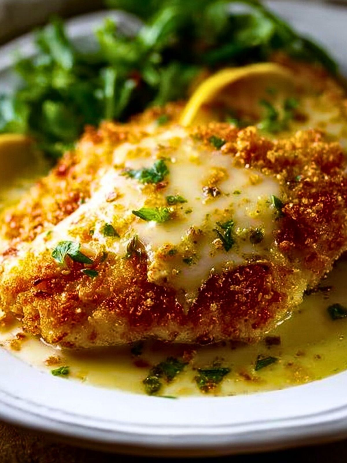 Zesty Lemon Pecorino Crispy Chicken Recipe