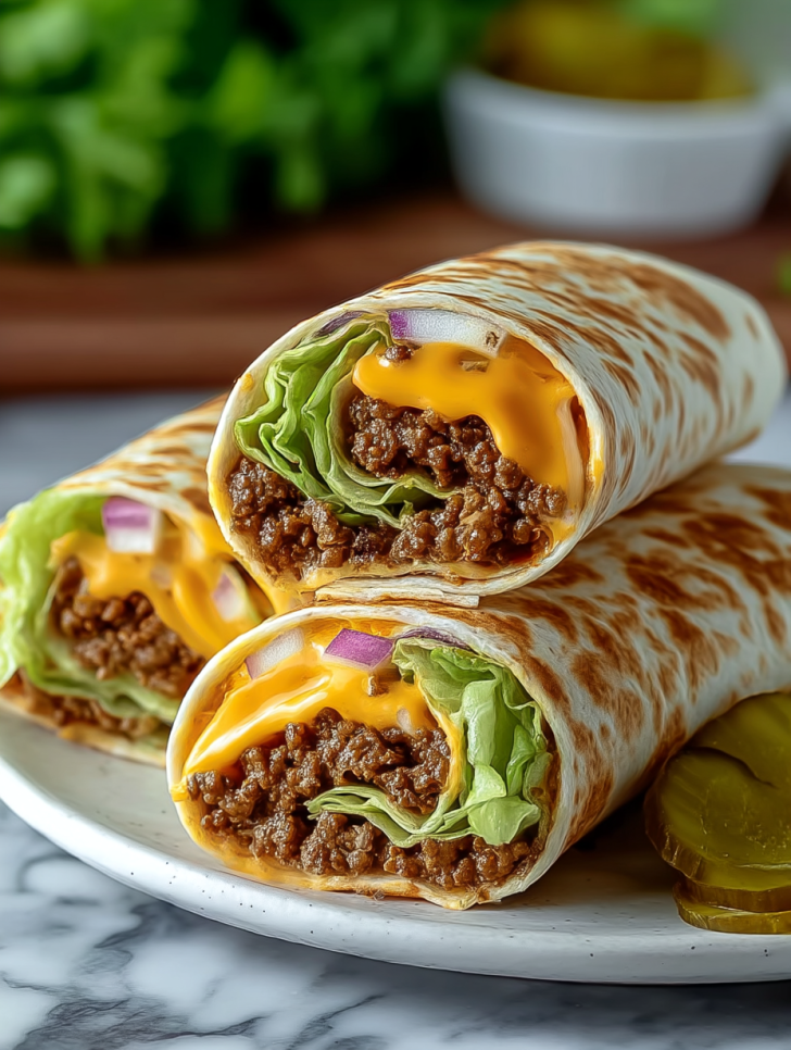 Easy Big Mac Wrap