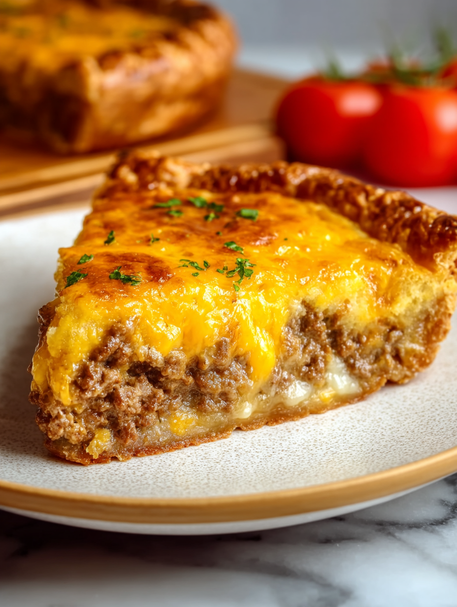 One-Pan Cheeseburger Pie Dinner