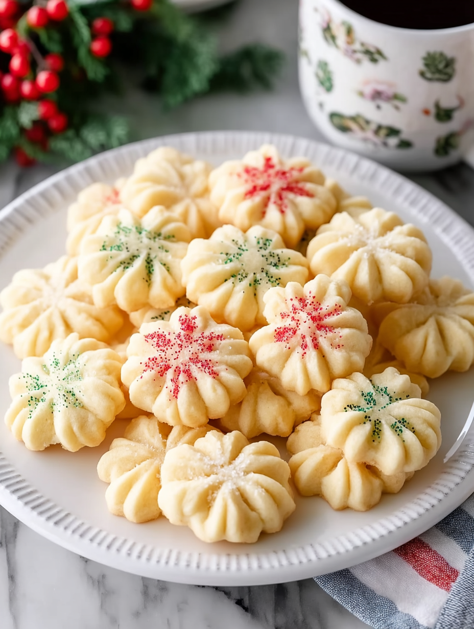 Classic Buttery Spritz Cookies