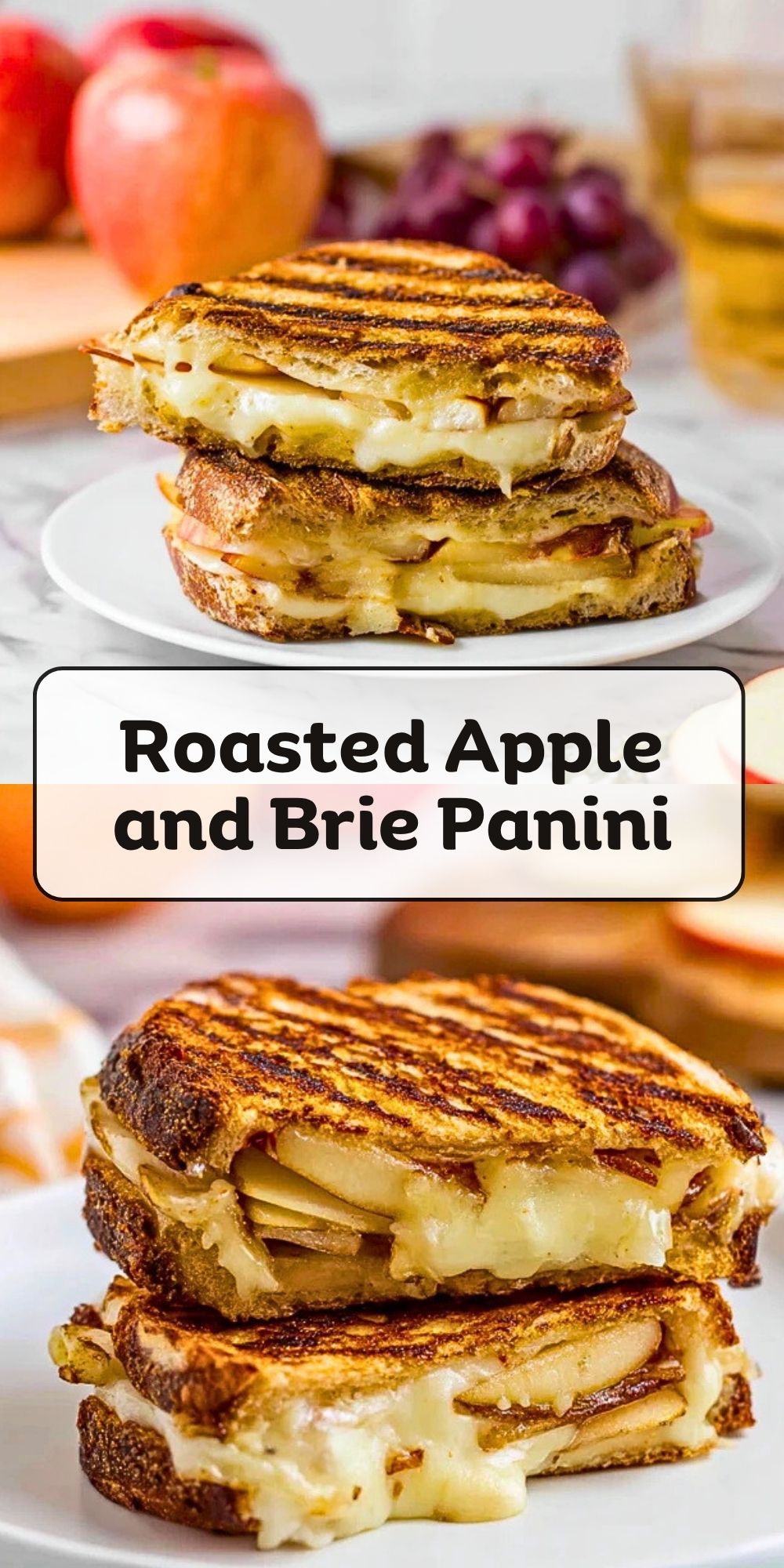 Roasted Apple and Brie Panini